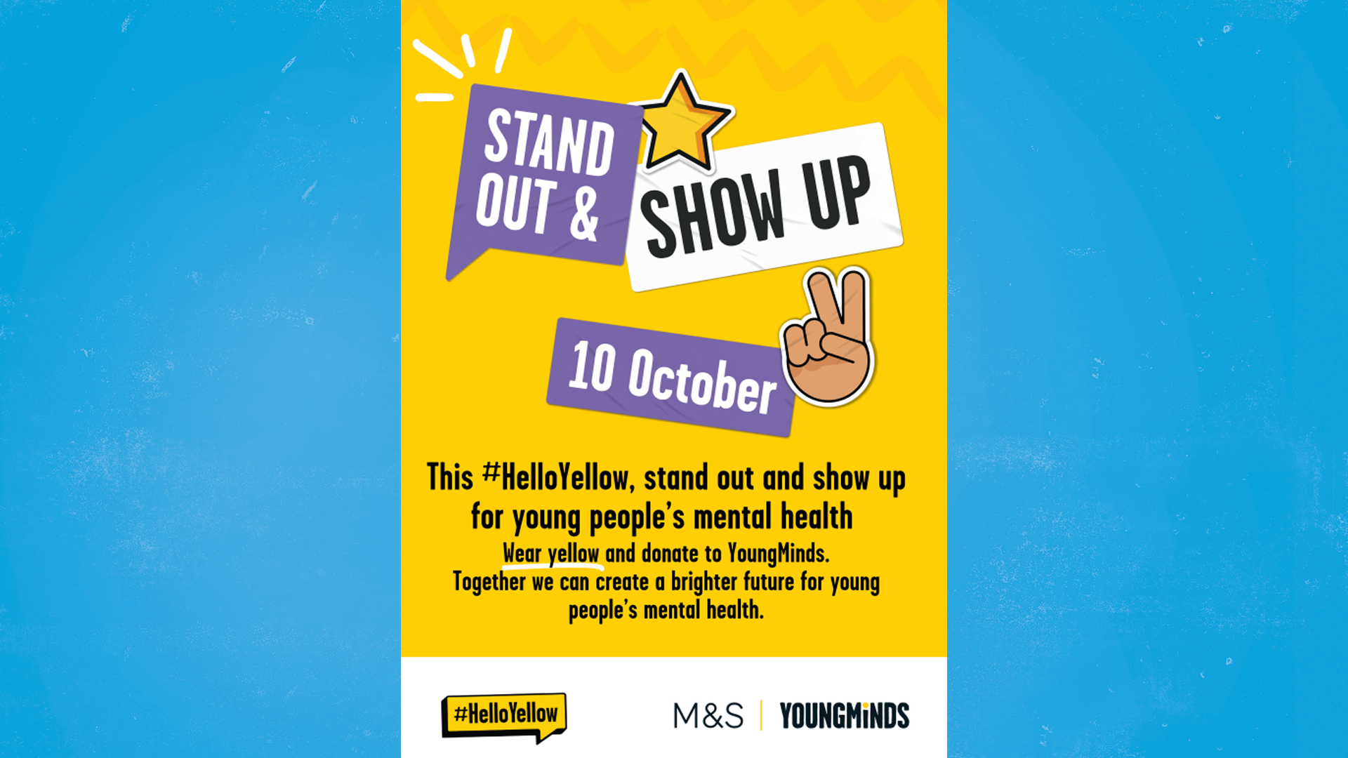 #HelloYellow Resources | World Mental Health Day | YoungMinds