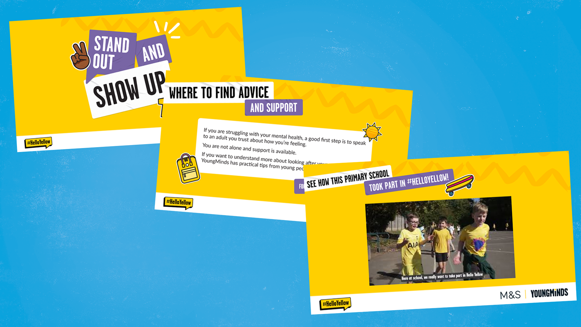 #HelloYellow Resources | World Mental Health Day | YoungMinds