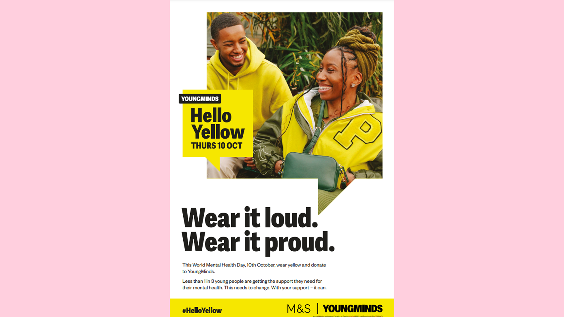 Hello Yellow Resources | World Mental Health Day | YoungMinds