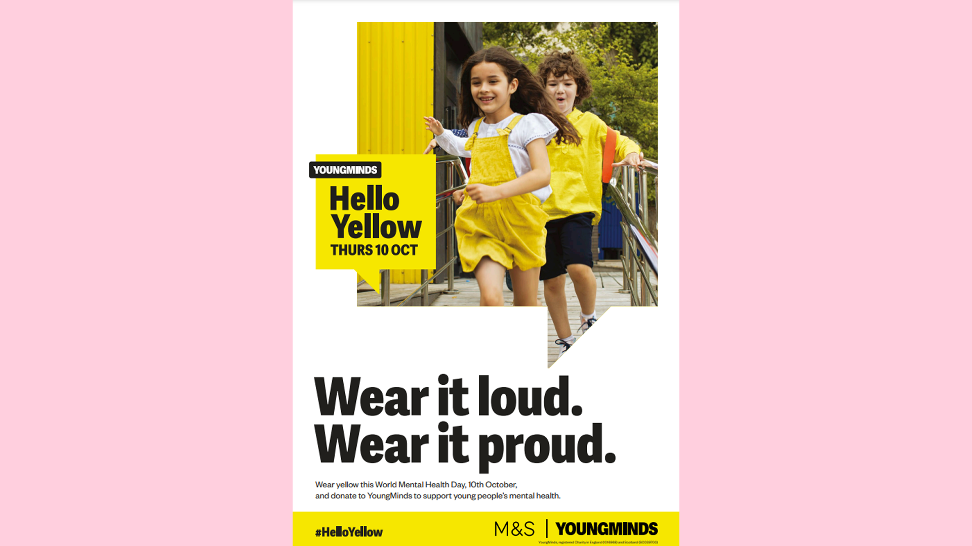 Hello Yellow Resources | World Mental Health Day | YoungMinds